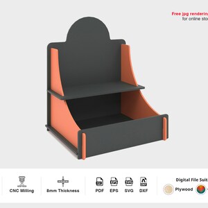 Desktop Stand CNC Cut Files, Souvenir Holder Stand Files, Pdf Vector ...
