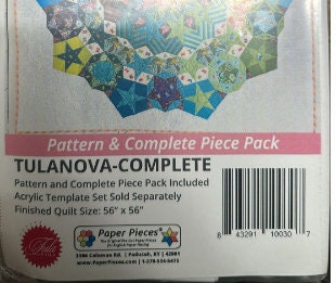 Tula Nova Quilt Pattern and Complete Paper Piece Pack by Tula Pink to ...