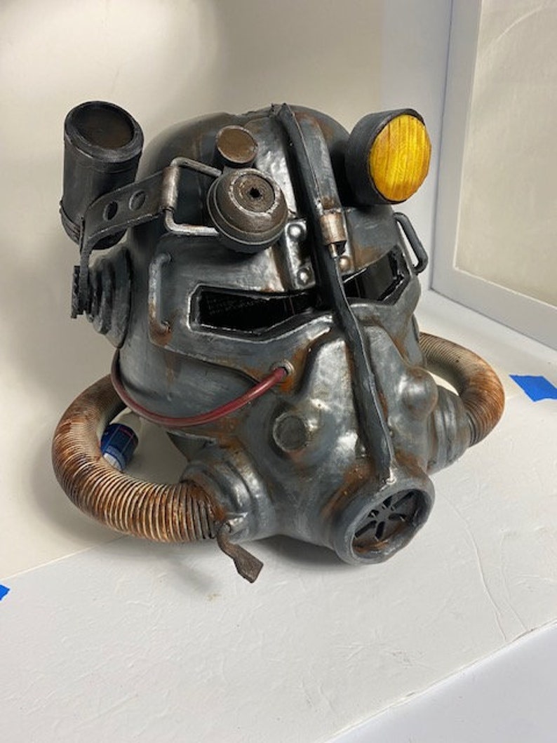 Life-sized T-45d Power Armor HELMET Full Kit UNASSEMBLED DIY Cosplay ...