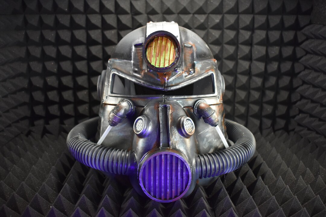 T51b Power Armor Helmet - Cosplay Armor - Glow in the Dark Lamp ...