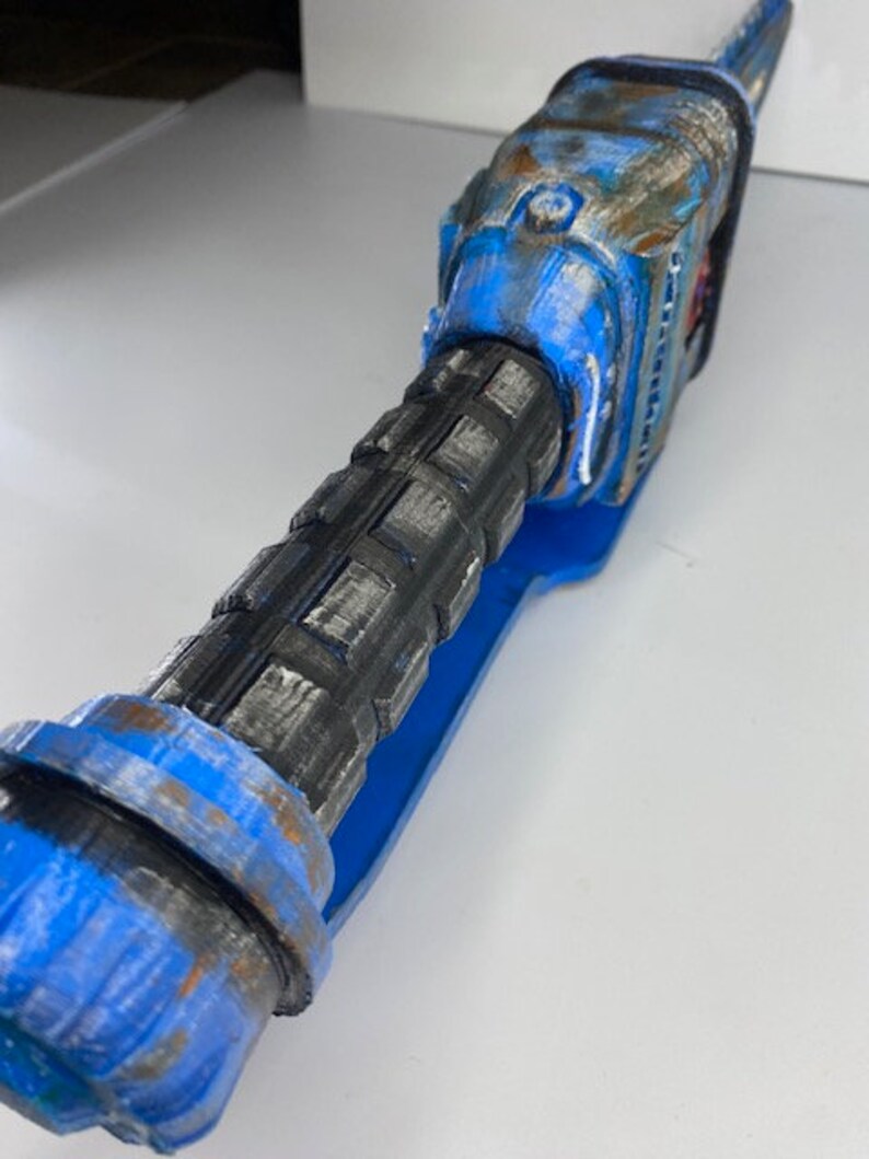 Fallout Nuka Cola Quantum Ripper Custom Cosplay Prop Weapon light Blue ...