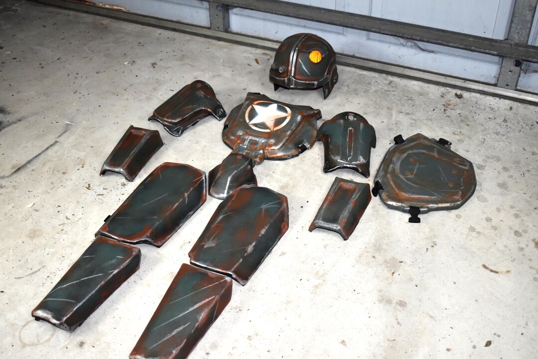 Combat Armor Full Set - FO4 Armor Kit - Thermoformed ABS Plastic - Etsy
