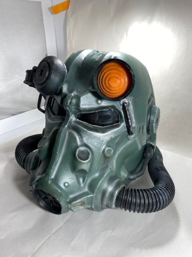 T60 Power Armor Helmet pre-war Military Green Paint Cosplay Replica ...