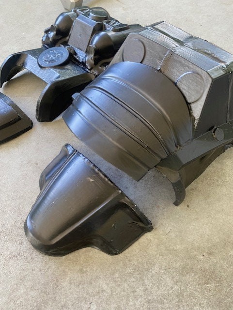 Life-sized T-45d Power Armor Torso Rig Front & Back PARTIALLY ASSEMBLED ...