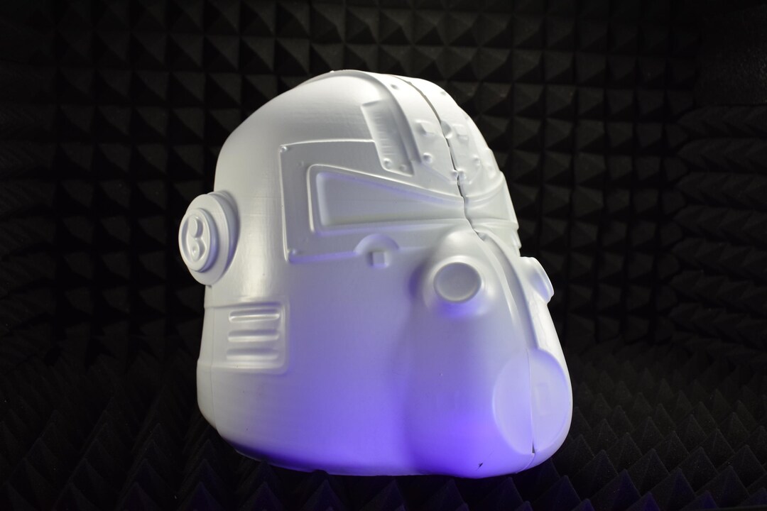 T51b Power Armor HELMET Shells (UNASSEMBLED) - DIY Cosplay Kit - Vacuum ...