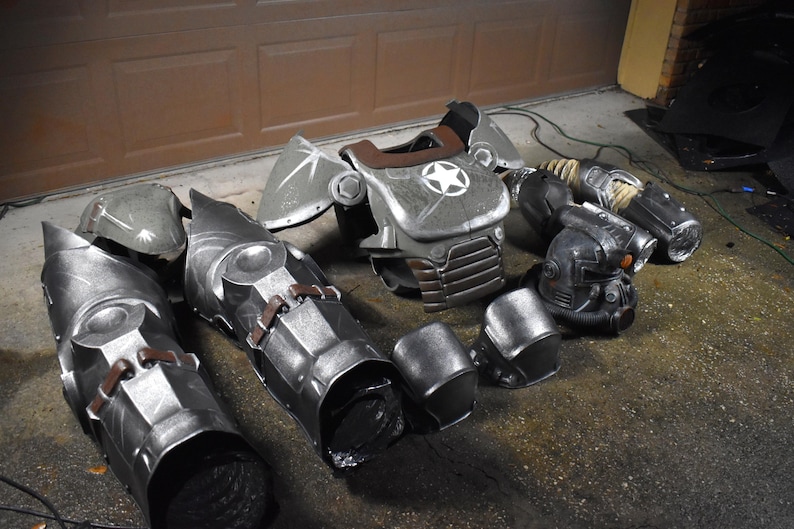 T51B Power Armor Full Suit Kit – ABS Thermoformed Armor | DIY or Fully ...
