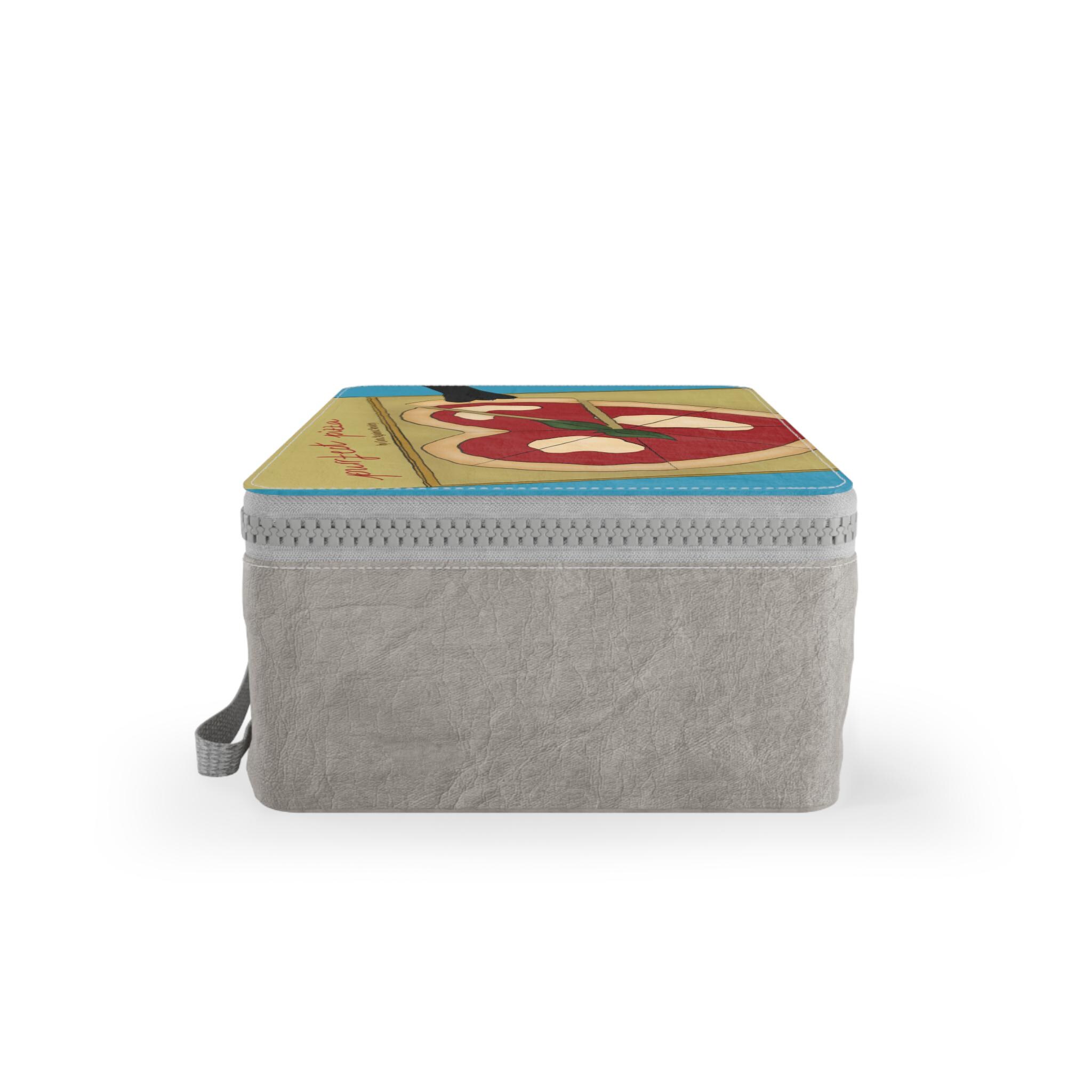 Eco-friendly Purrfect Pizza Cat Paper Lunch Bag | Reusable With Zipper ...