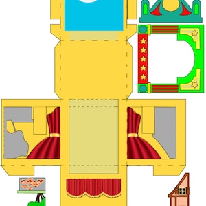 Miniature Paper Theatre Easy to Make - Etsy