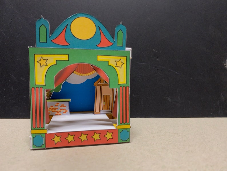 Miniature Paper Theatre Easy to Make - Etsy
