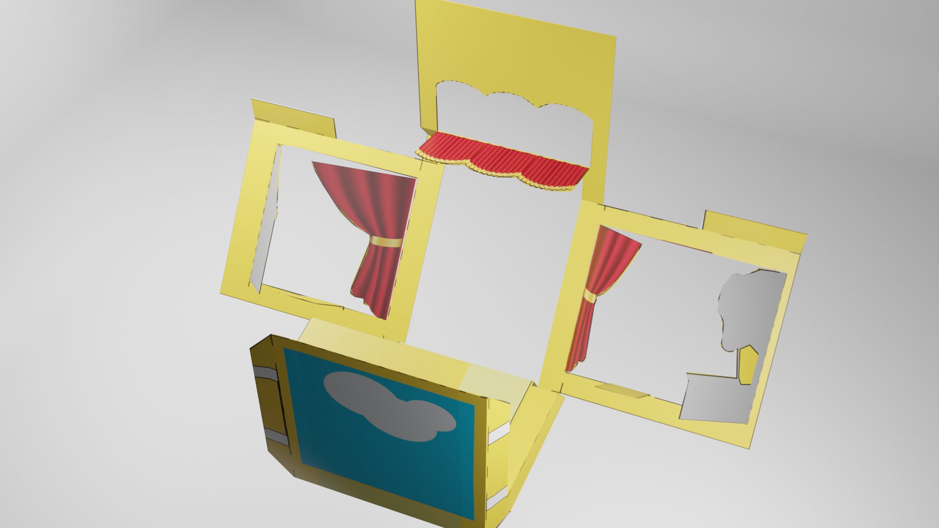 Miniature Paper Theatre Easy to Make - Etsy