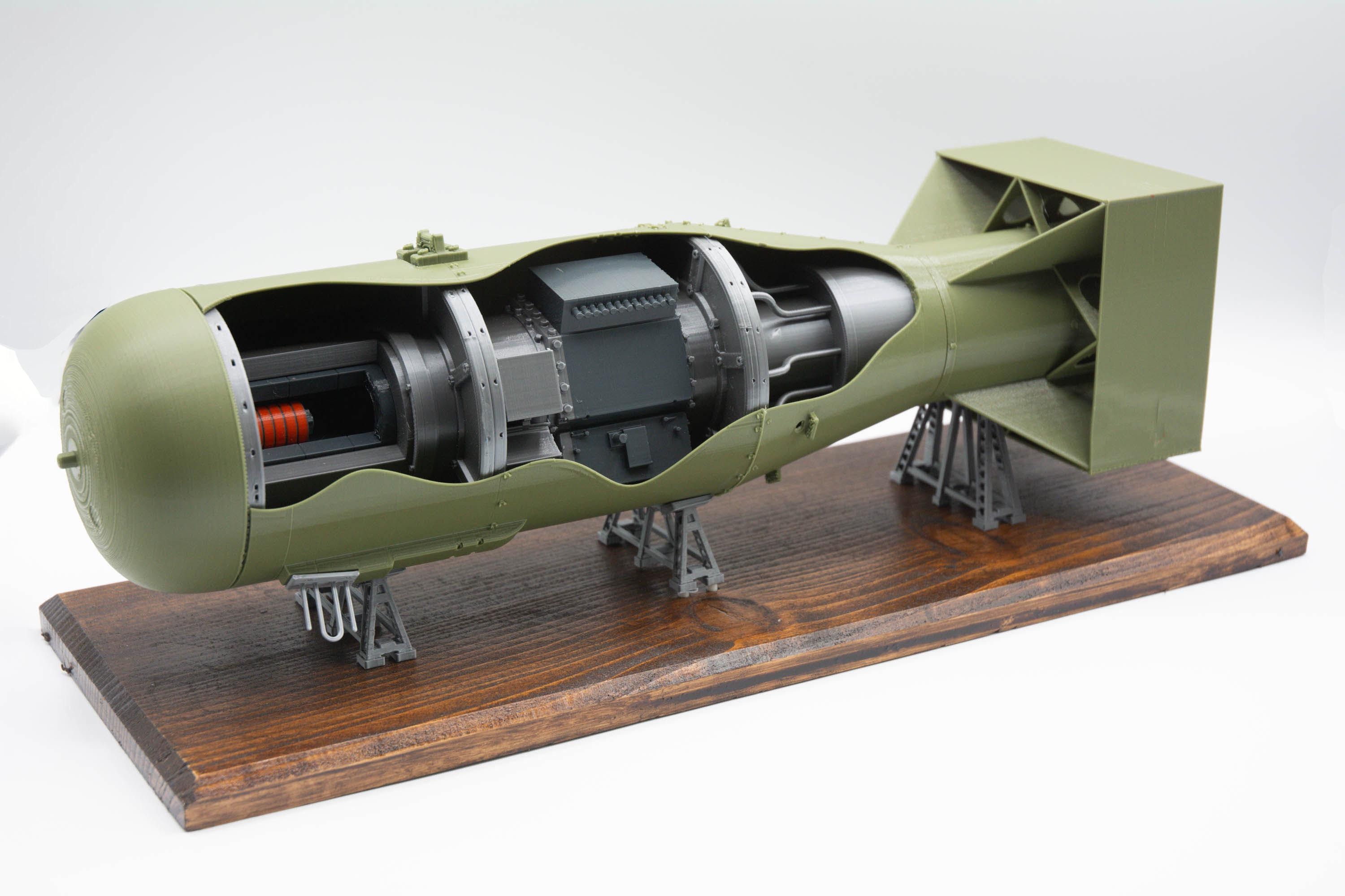 MKI Atomic Bomb "little Boy" Model 1/8.6 Medium Scale - WW2 US Military ...