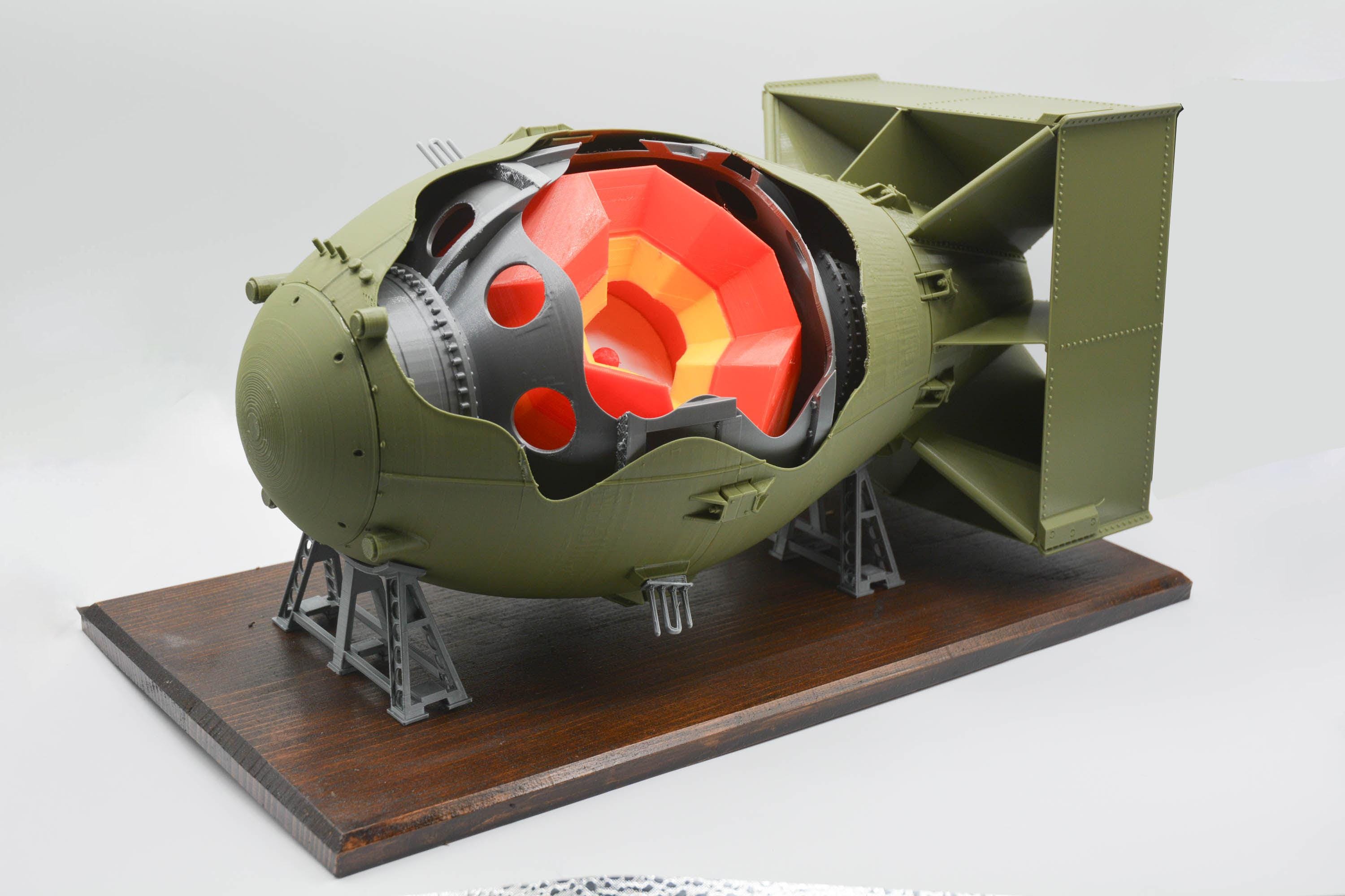 MKIII Atomic Bomb "fat Man" Model 1/8.6 Medium Scale - WW2 US Military ...