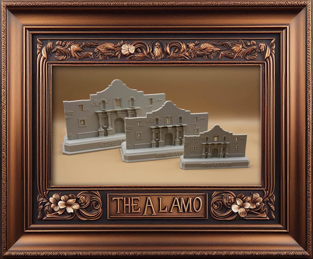 Remember the Alamo Gift Shop 3D Miniature Model of the Alamo Figurine ...