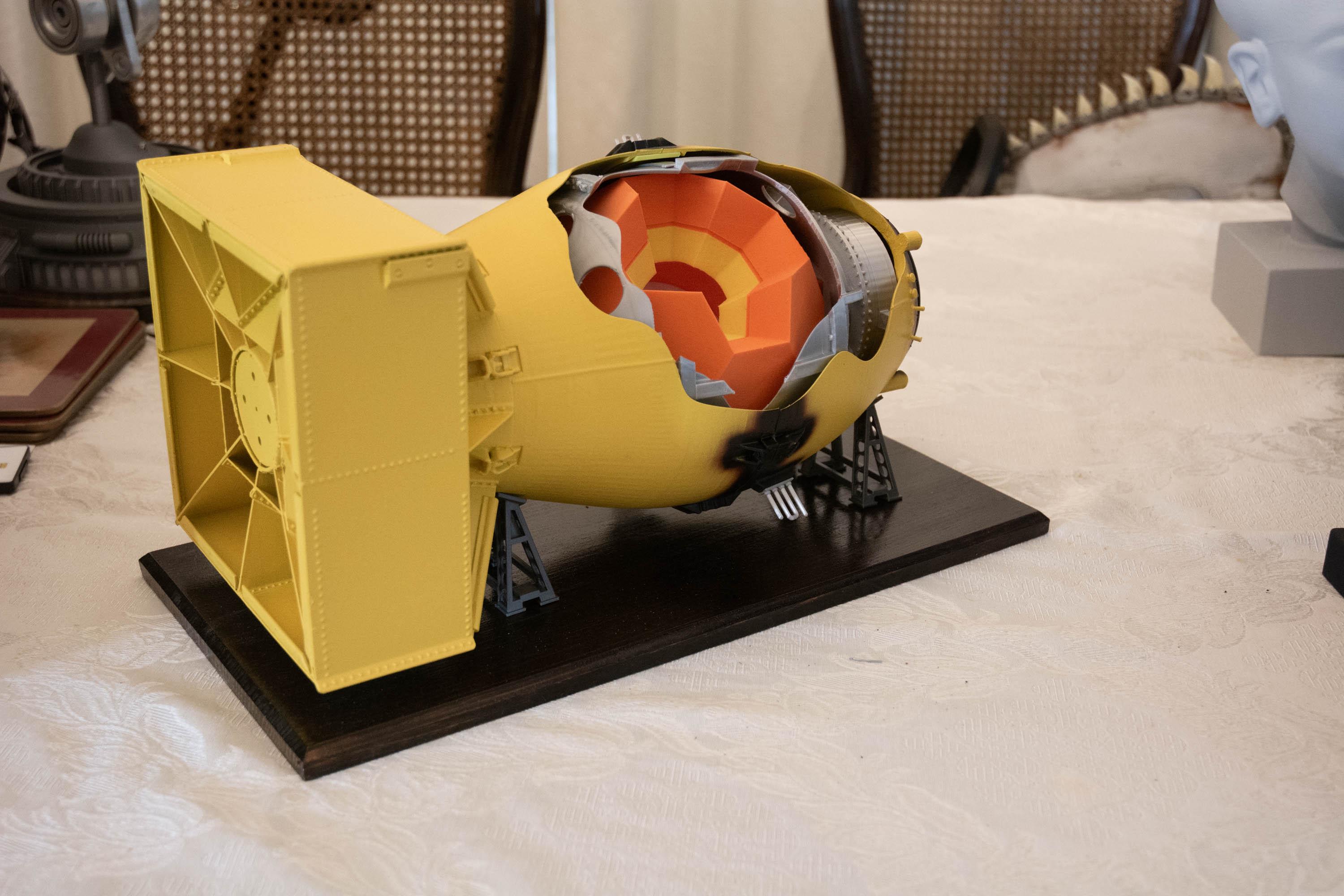 MKIII Atomic Bomb "fat Man" Model 1/8.6 Medium Scale - WW2 US Military ...