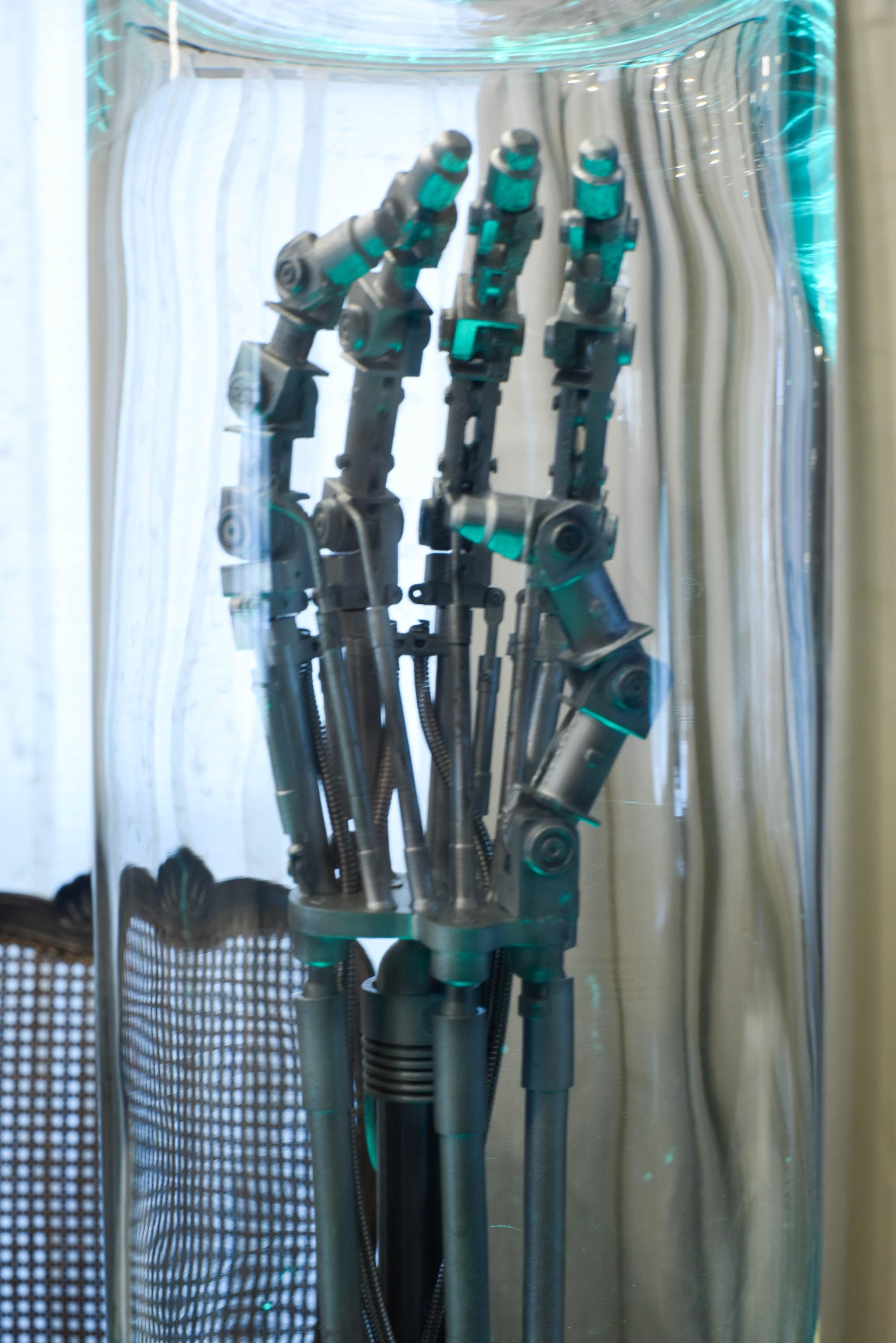 Terminator T-800 Arm – Premium Display Prop With Custom RGB Base ...