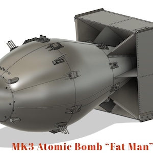 MKIII Atomic Bomb "fat Man" Model 1/6 Large Scale - WW2 US Military ...