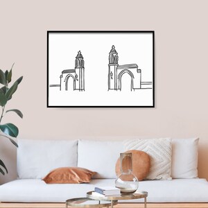 Indiana University Sample Gates Poster Print | Wall Decor | Line ...