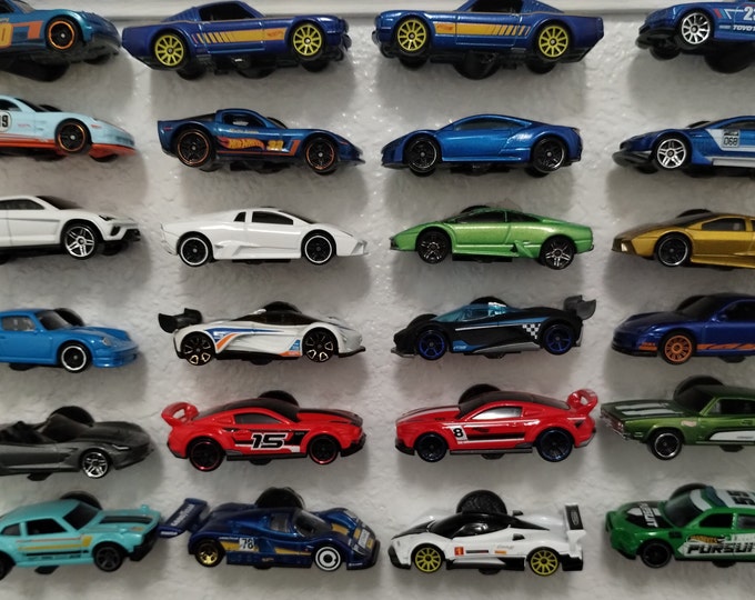 Original Hot Wheels & Matchbox Wall Mounts - 30-pack Low-profile ...