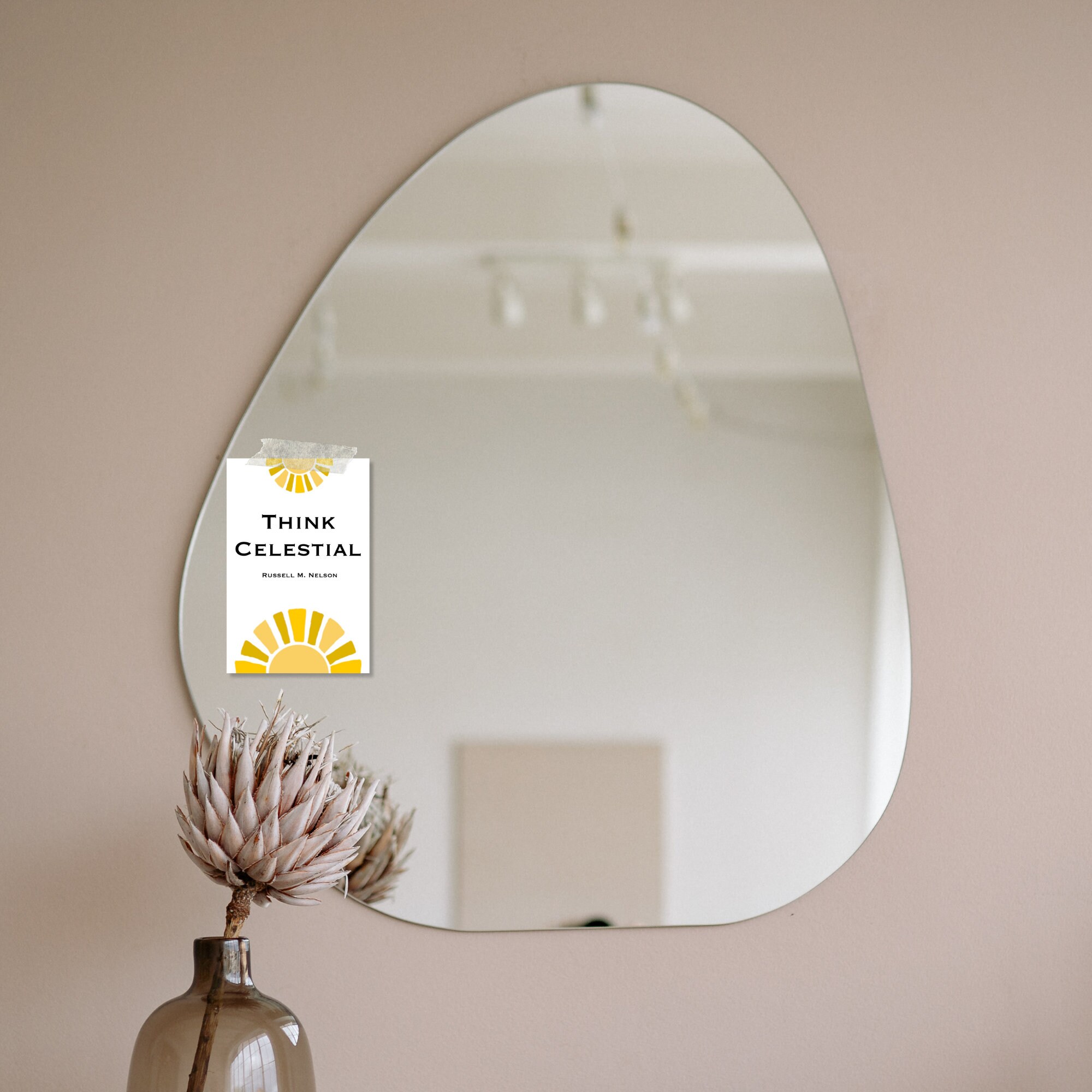 Think Celestial Instant Digital Download Different Sizes LDS Quote From ...