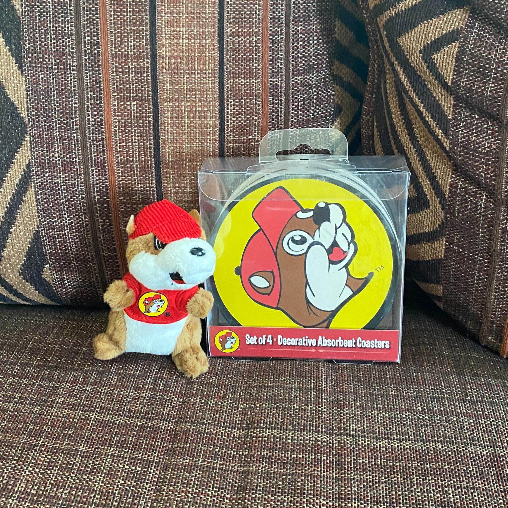 Buc-ee's Beaver Logo Decorative Coasters Set of 4 - Etsy