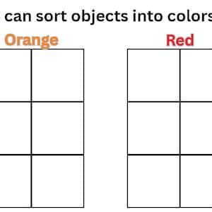 Color Sorting File Folder Game/busy Book - Etsy