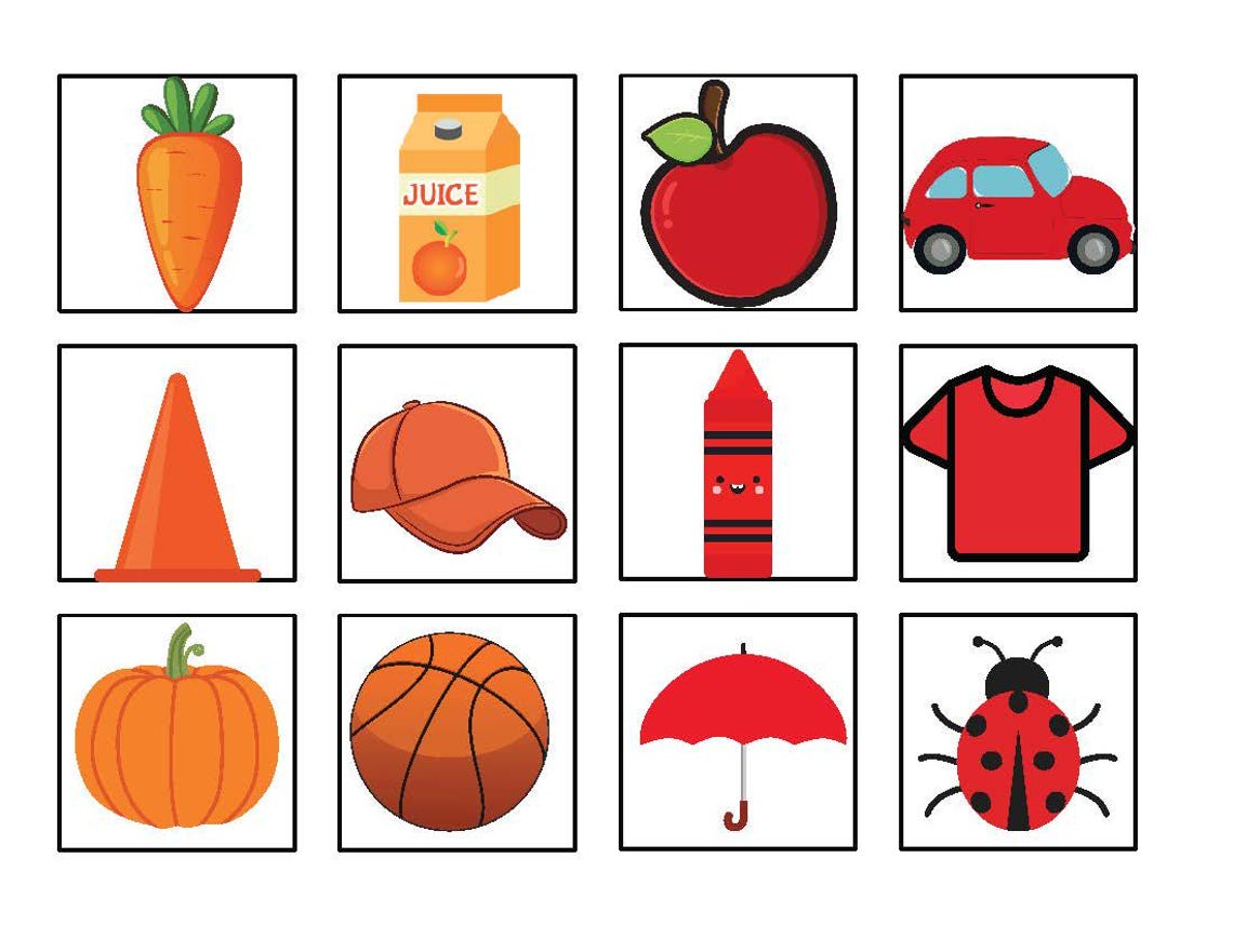 Color Sorting File Folder Game/busy Book - Etsy