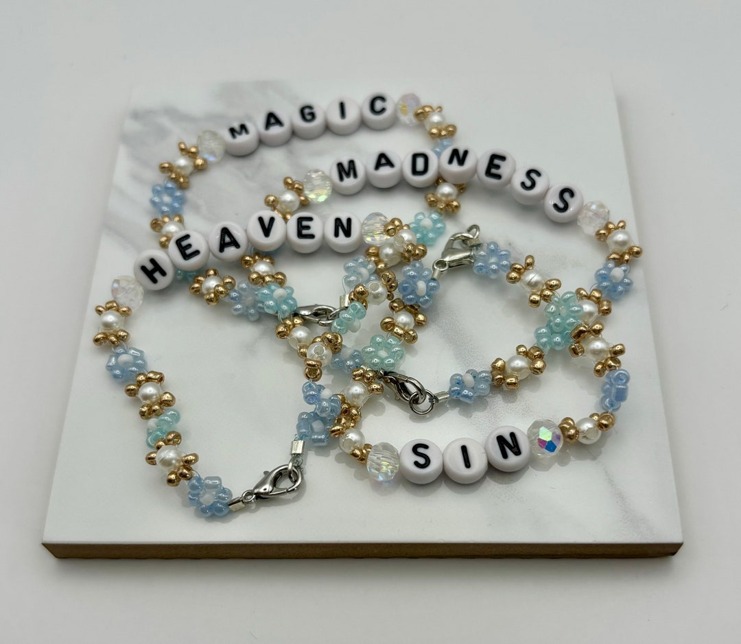 Taylor Swift-inspired Friendship Bracelet 4-pack - ‘blank Space’ Theme ...