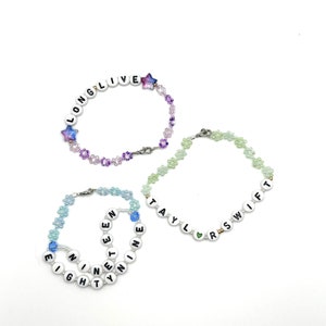 Personalised Taylor Swift-inspired Eras Tour Friendship Beaded ...