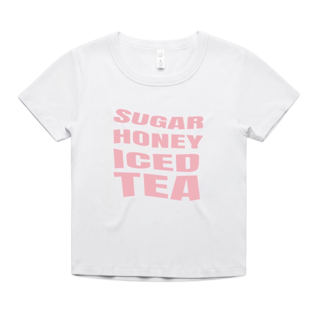 Baby Tee Shirt, Latto Inspired Concert Merch, Sugar Honey Iced Tea ...