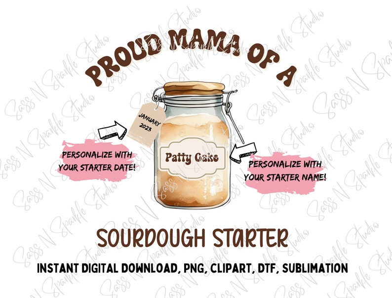 Sourdough Starter Name, Sourdough Mama, Sourdough Bread, Baking ...