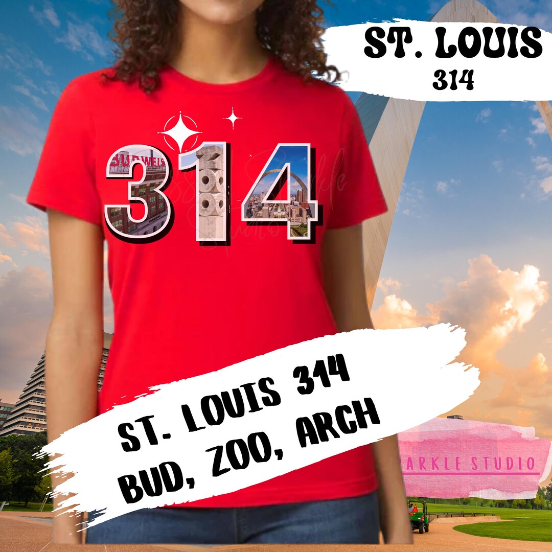 314 Day Area Code Souvenir St. Louis Bud Zoo Arch Birthday Gift Mom ...