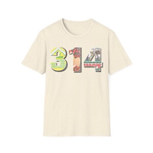 314 Area Code STL St Louis Retro Graphic Unisex Foodie T-shirt Gift ...