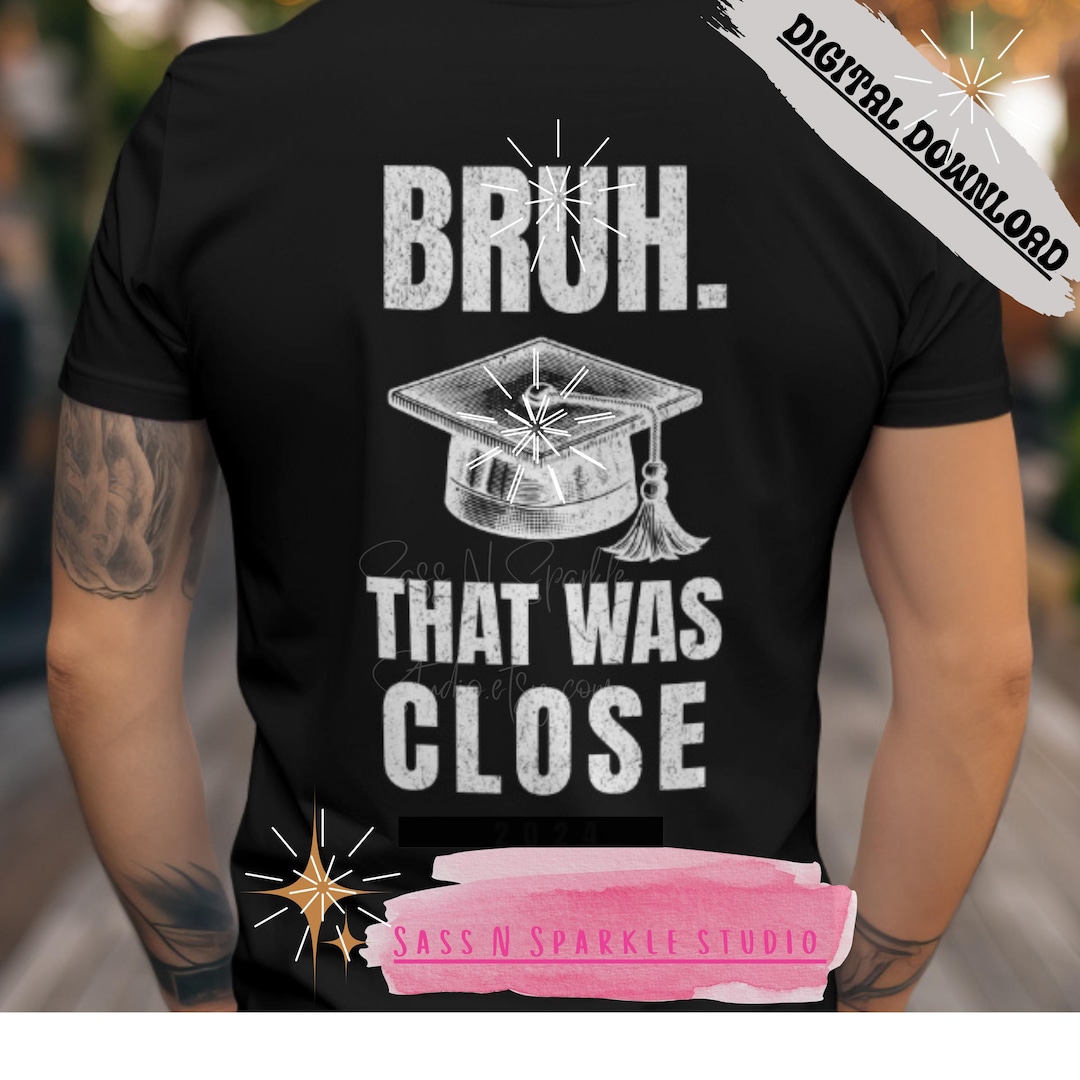 Senior Graduation Guy Male Class of 2026 BRUH Digital Download Png ...
