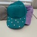 Pearl Embellished Baseball Cap - 3 Colors: Teal, Purple Denim, & Grey ...