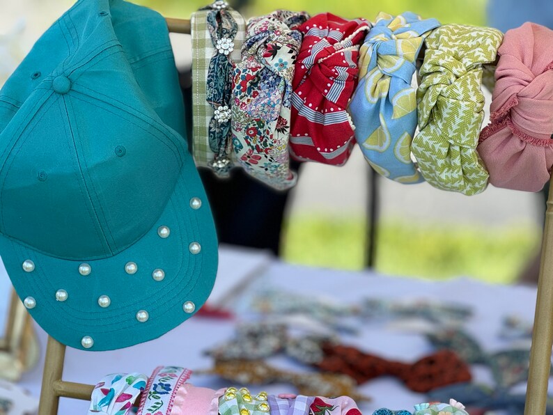 Pearl Embellished Baseball Cap - 3 Colors: Teal, Purple Denim, & Grey ...