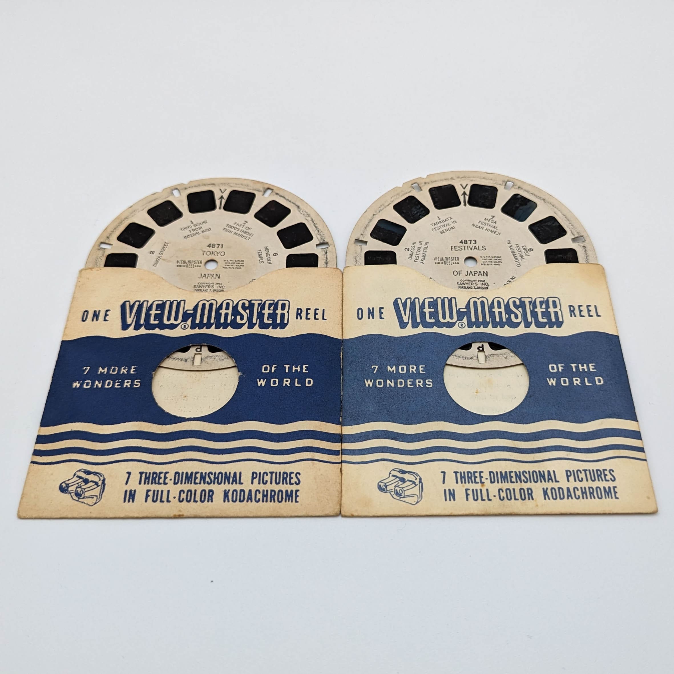 Antique 1950's Sawyer's View-master Reels, Assortment of 7 Reels ...