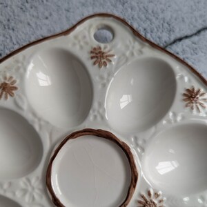 1960s Vintage Ceramic Devilled Egg Platter, Made in Japan - Etsy