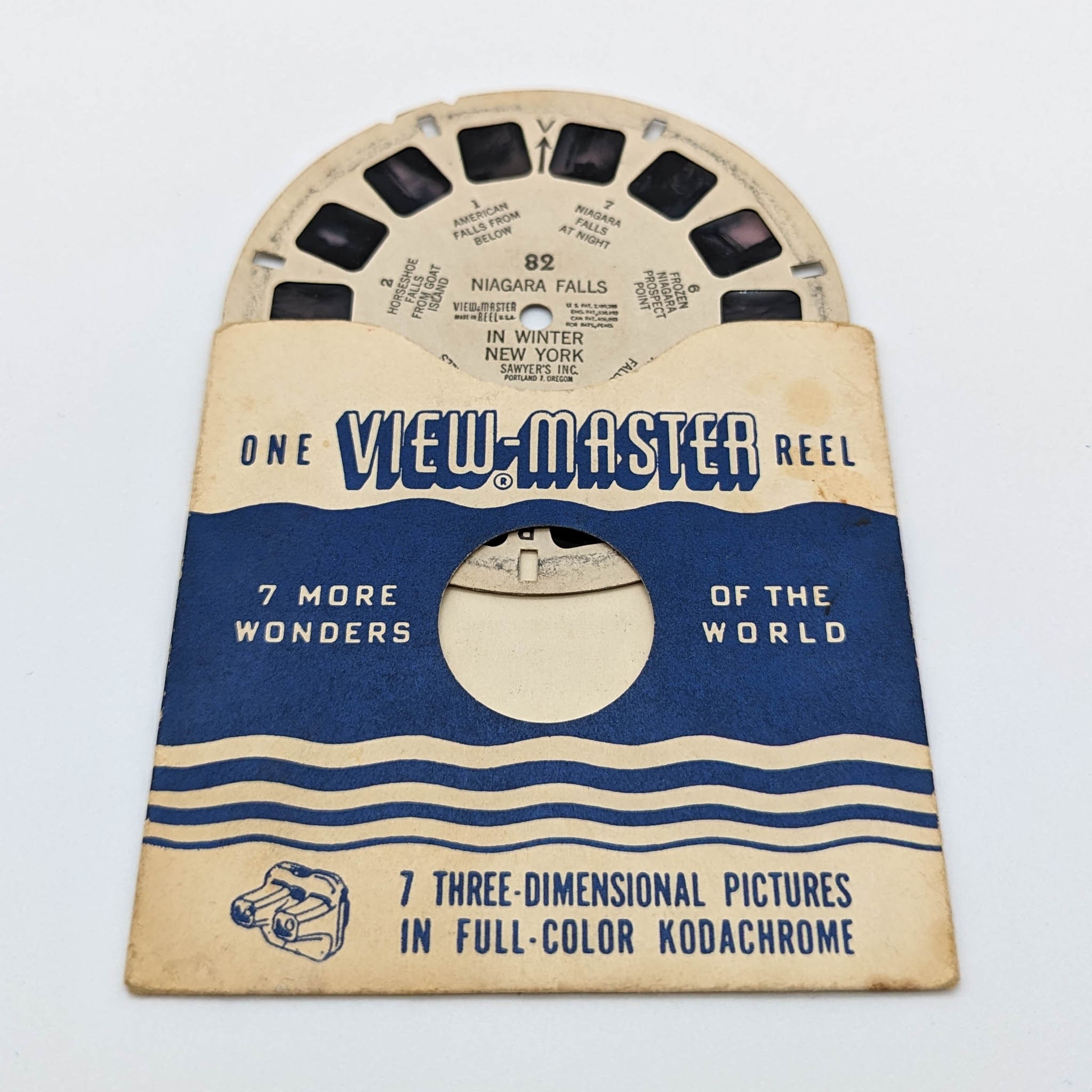 Antique 1950's Sawyer's View-master Reels, Assortment of 7 Reels, Places Around the World Theme ...