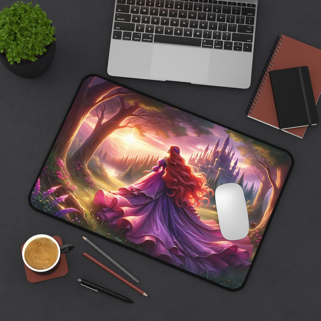 Once Upon A Fantasy - Pink Princess Desk Mat - Etsy