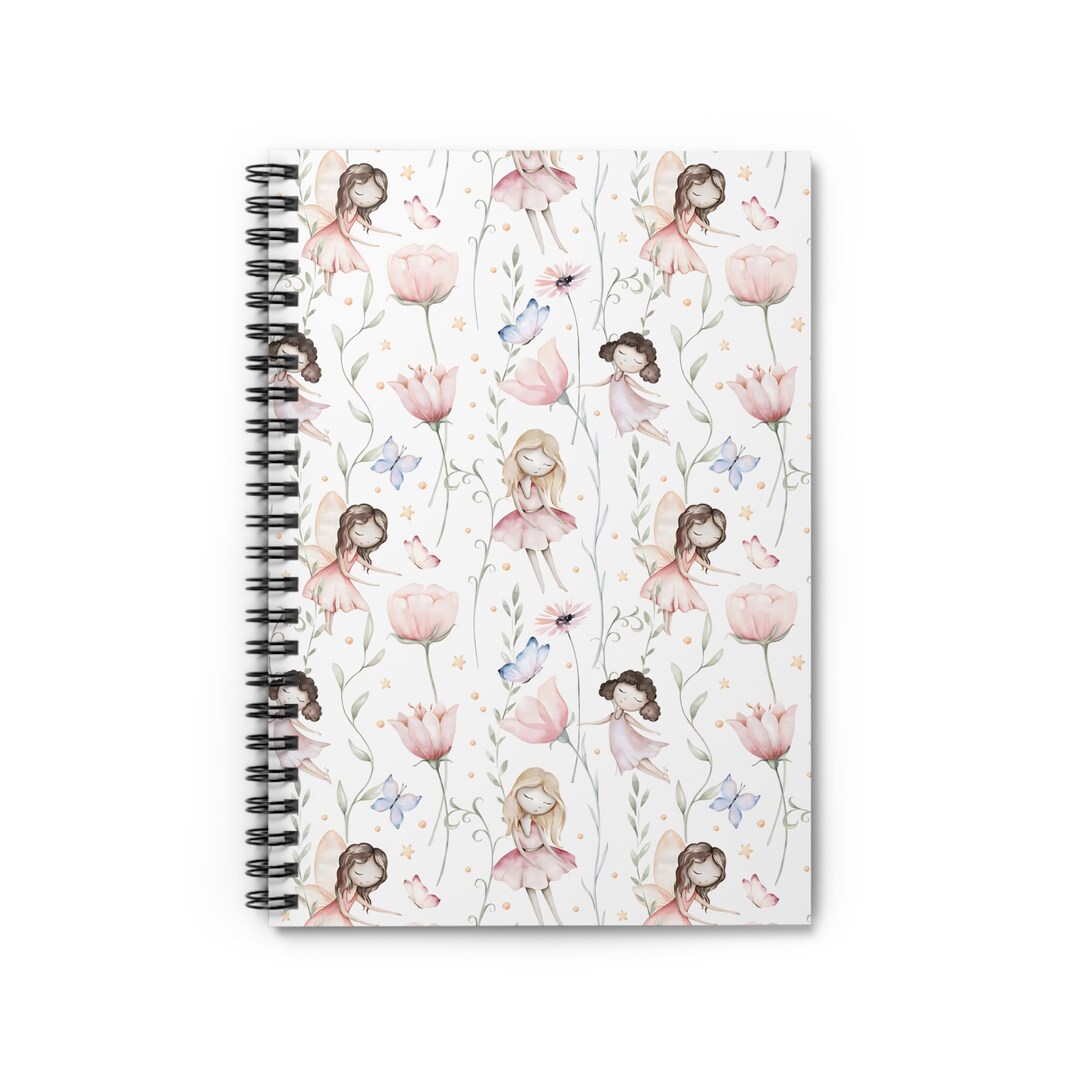 Sleepy Fairy Spiral Notebook Ruled Line - Etsy