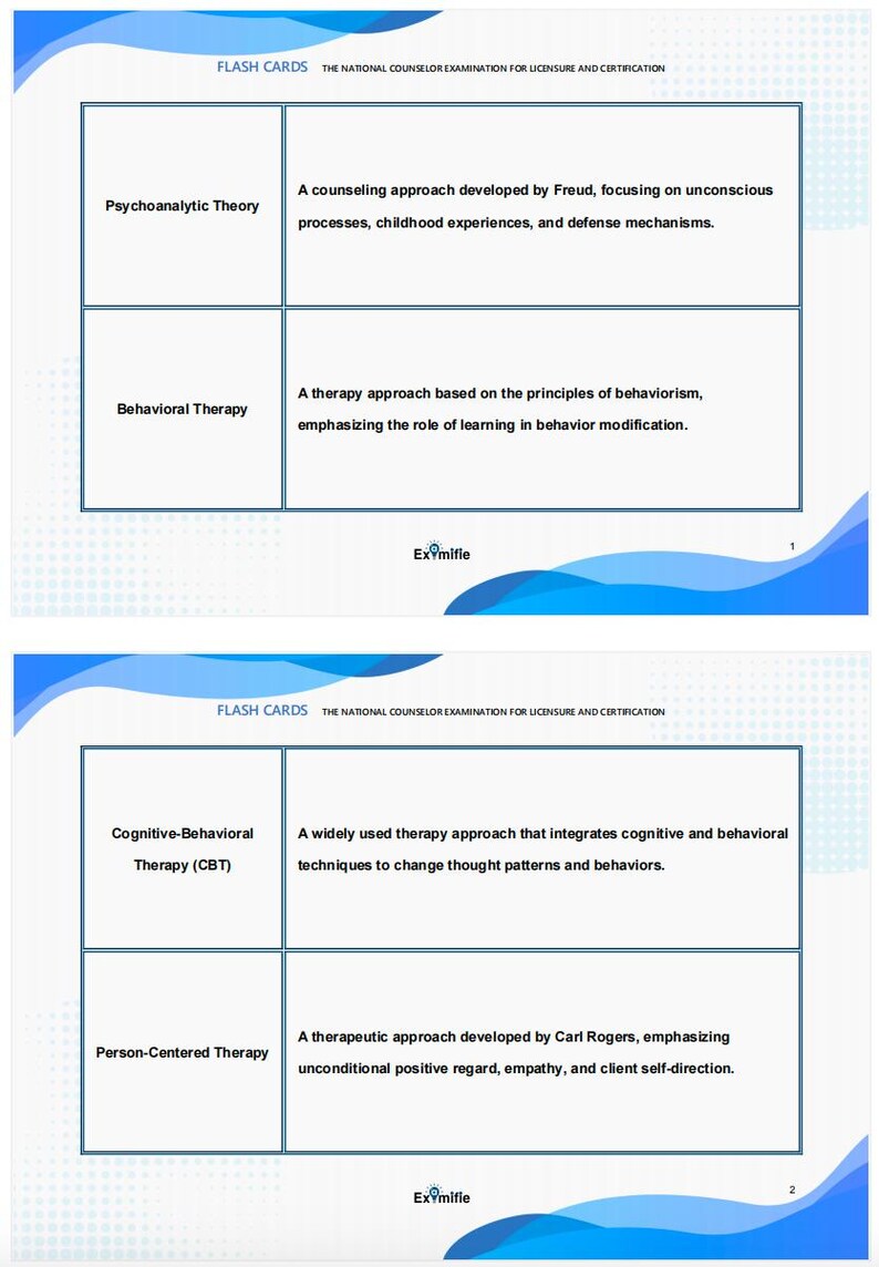 NCE Flashcards | National Counselor Examination | 430+ Key Concept - Etsy