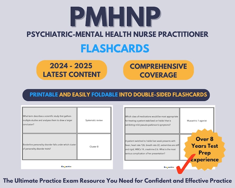 PMHNP-BC Flashcards | 2024-2025 Psychiatric-mental Health Nurse ...