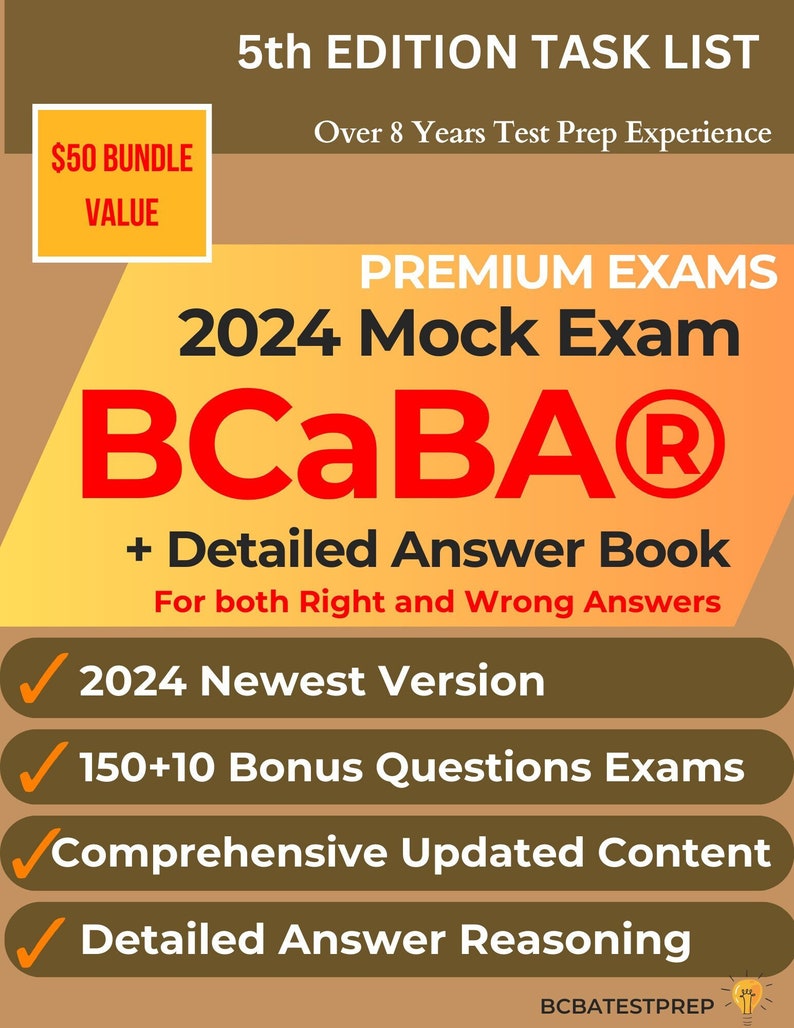 2024 Bcaba Mock Exam: 5th Edition With Answer Key (PDF) - Etsy