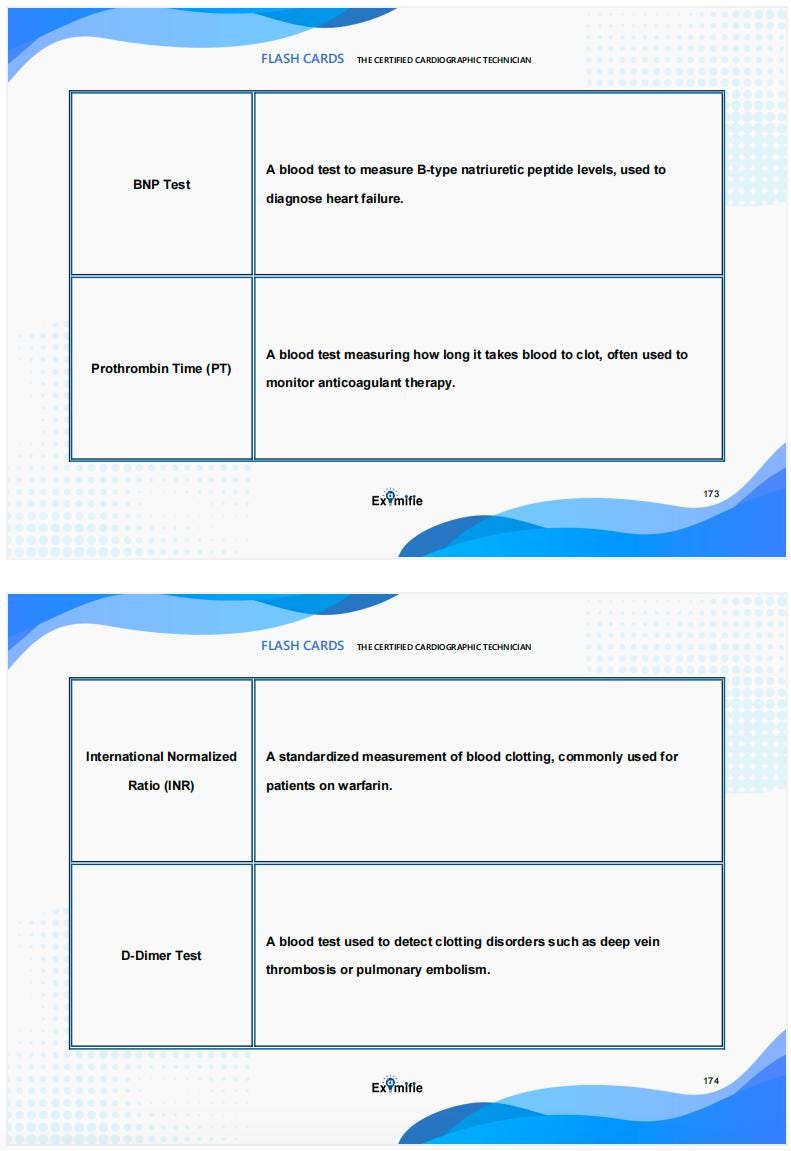 CCT Flashcards | Certified Cardiographic Technician | 340+ Key Concept ...