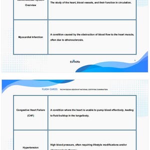 PANCE Flashcards | Physician Assistant National Certifying Examination ...
