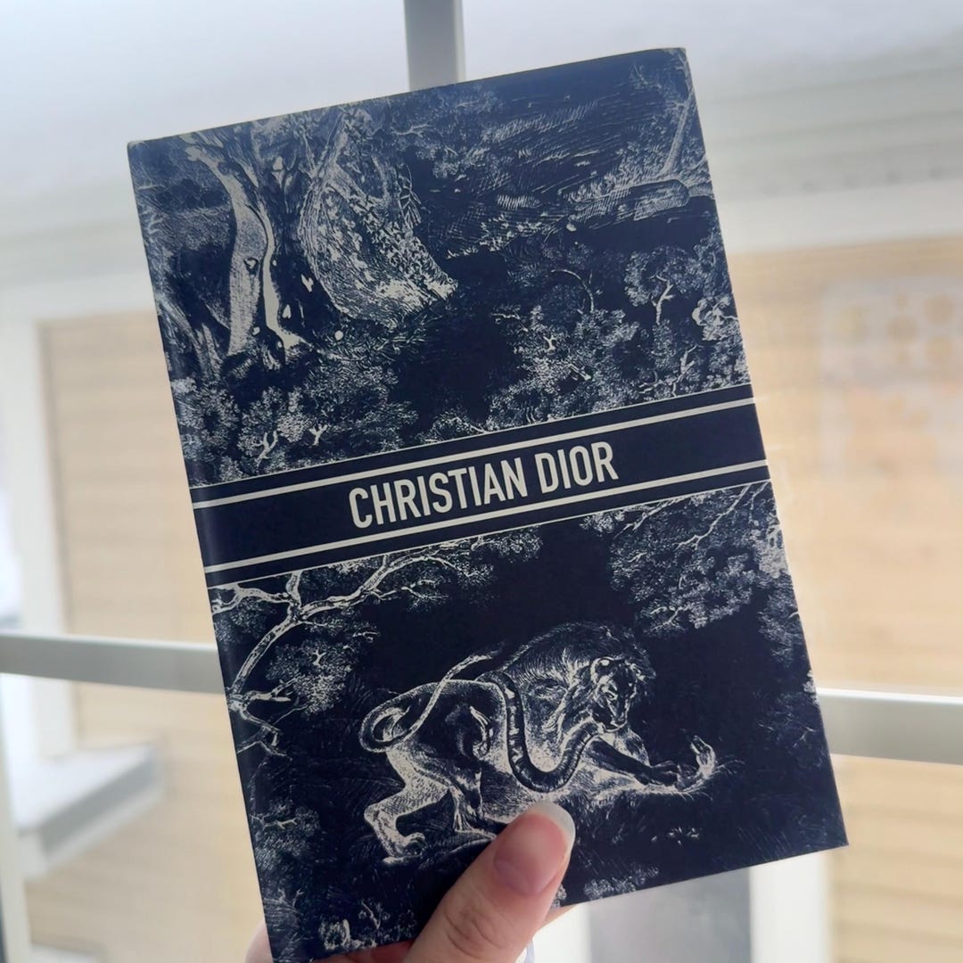 Vintage Dior Dark Blue Notebook /agenda Book/ Planner/ Wedding Book ...