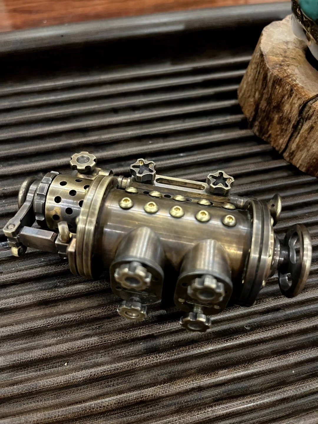 Brass Heavy Trench Submarine Kerosene Lighter One-button Ignition Old ...