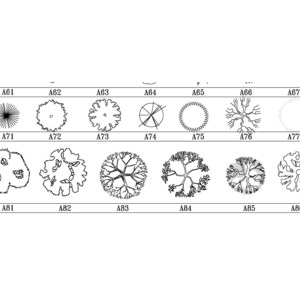 Autocad Template Package Trees & People, DWG - 2D View and Plan ...