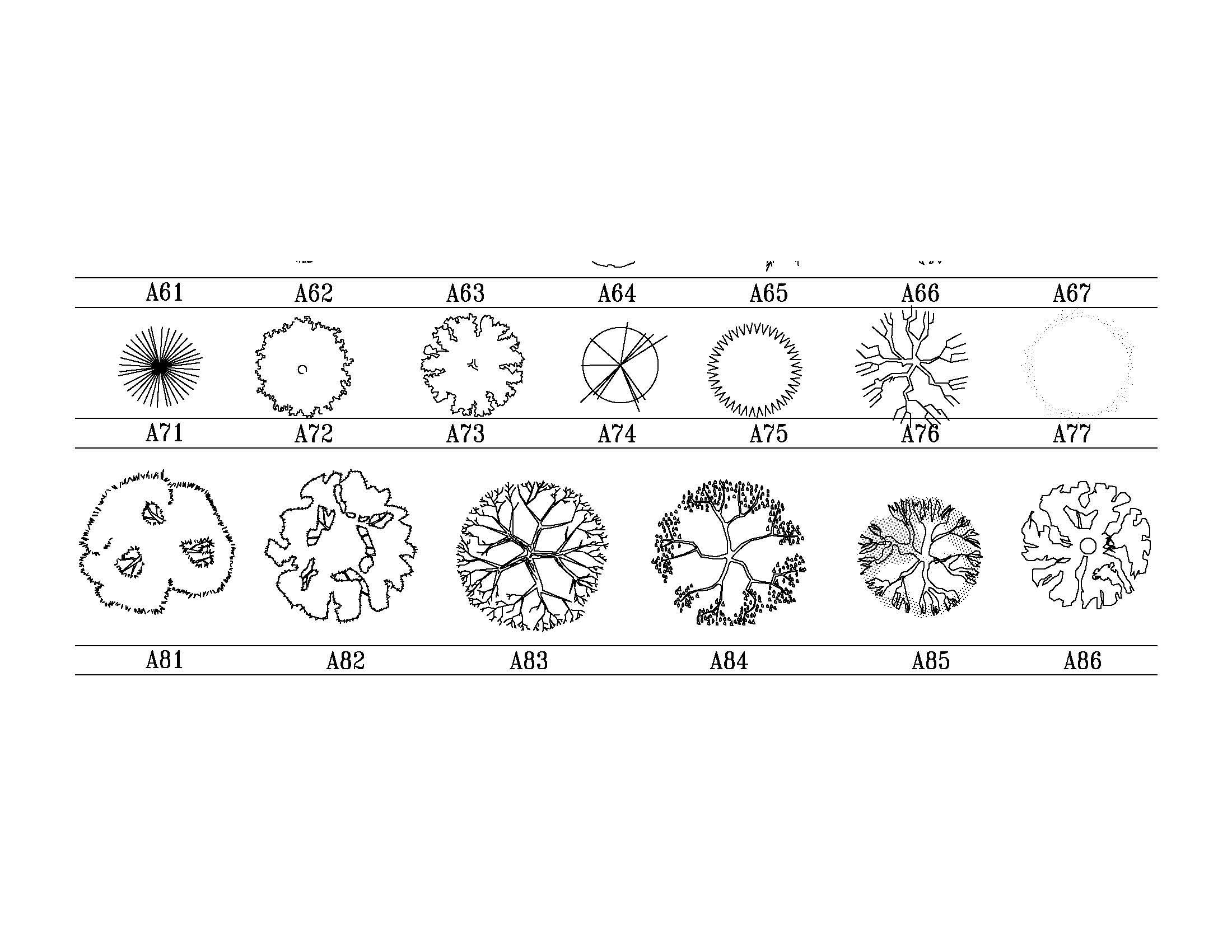 Autocad Template Package Trees & People, DWG - 2D View and Plan ...