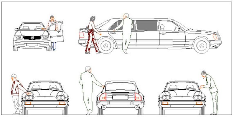 Autocad 2D Car Template Library, DWG Blocks (digital Download) - Etsy